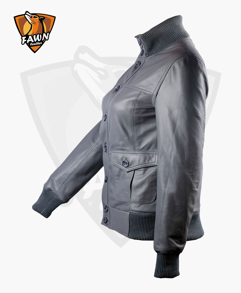 Women’s Leather Bomber Jacket with Real Quality | Fawn Leathers