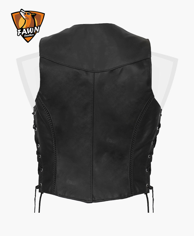 Custom Design Leather Vest for Women’s | Fawn Leathers