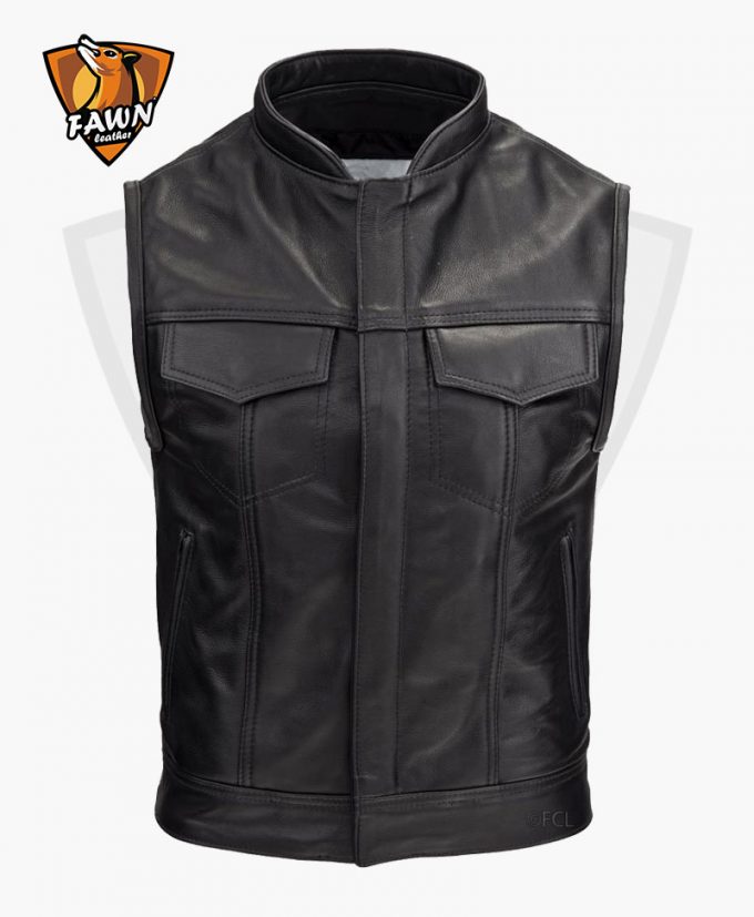Custom Leather Vest For Men’s High Quality | Fawn Leathers