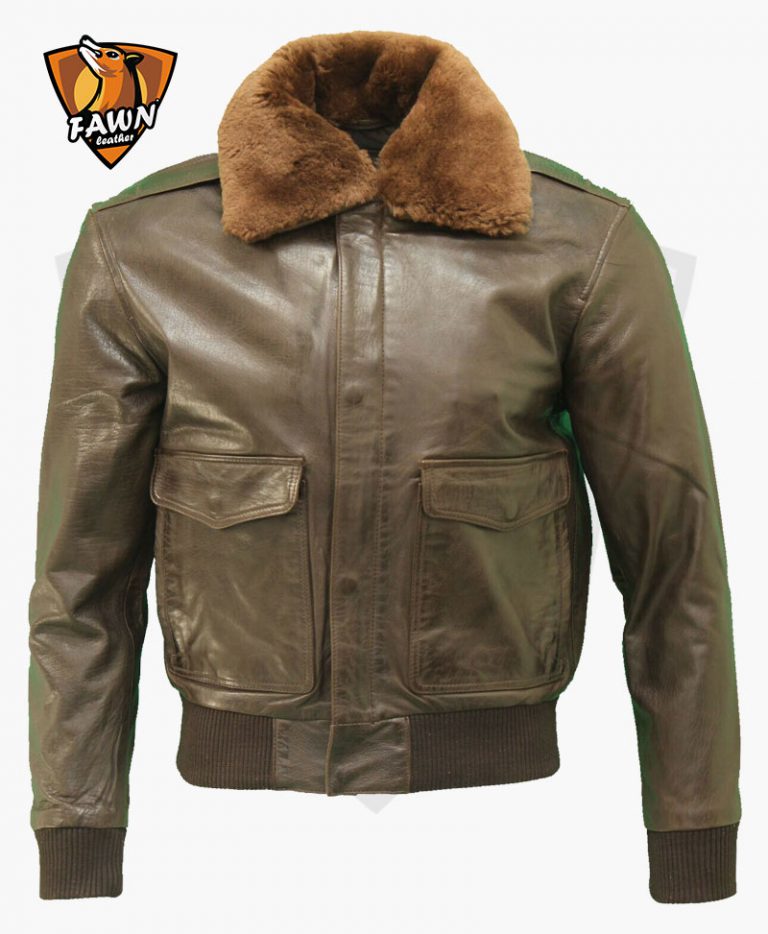Quality Leather Bomber Jacket Mens – Flight Jackets | Fawnleathers